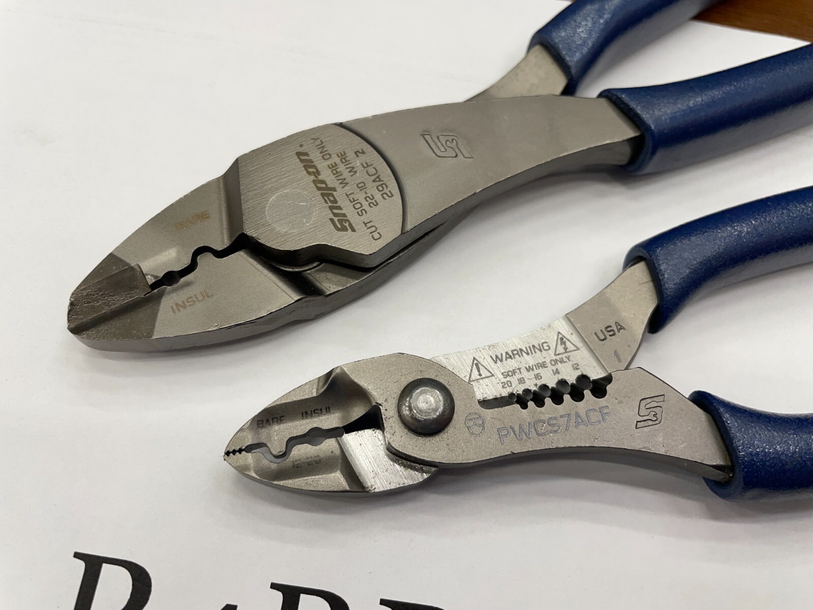 Snap-on Tools USA NEW POWER BLUE Crimper Stripper Plier Lot Set ...