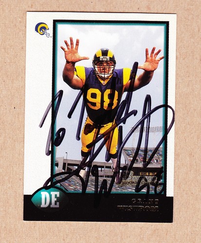 Grant Wistrom signed 1998 Bowman Rookie card #13-St.Louis Rams | eBay
