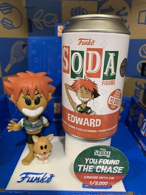 Funko Soda - Edward Chase With Dog Ein - Cowboy Bebop Boxlunch ...