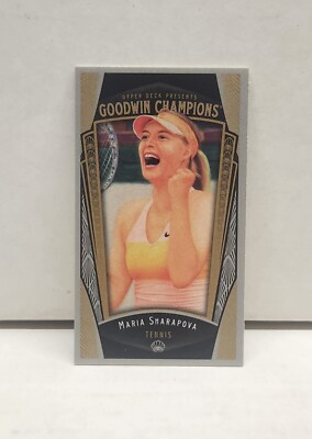 MARIA SHARAPOVA 2015 Upper Deck Goodwin Champions MINI CLOTH Lady Luck ...