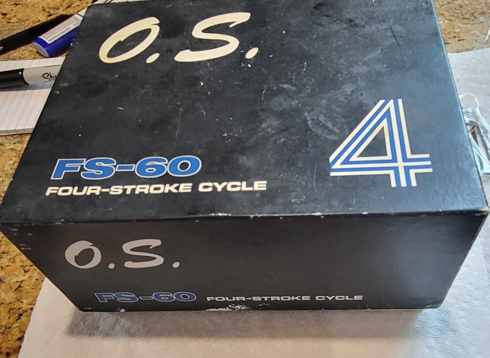 Lot of 2 Vintage OS FS-60 4 Stroke R/C Model Airplane Engine Selling ...