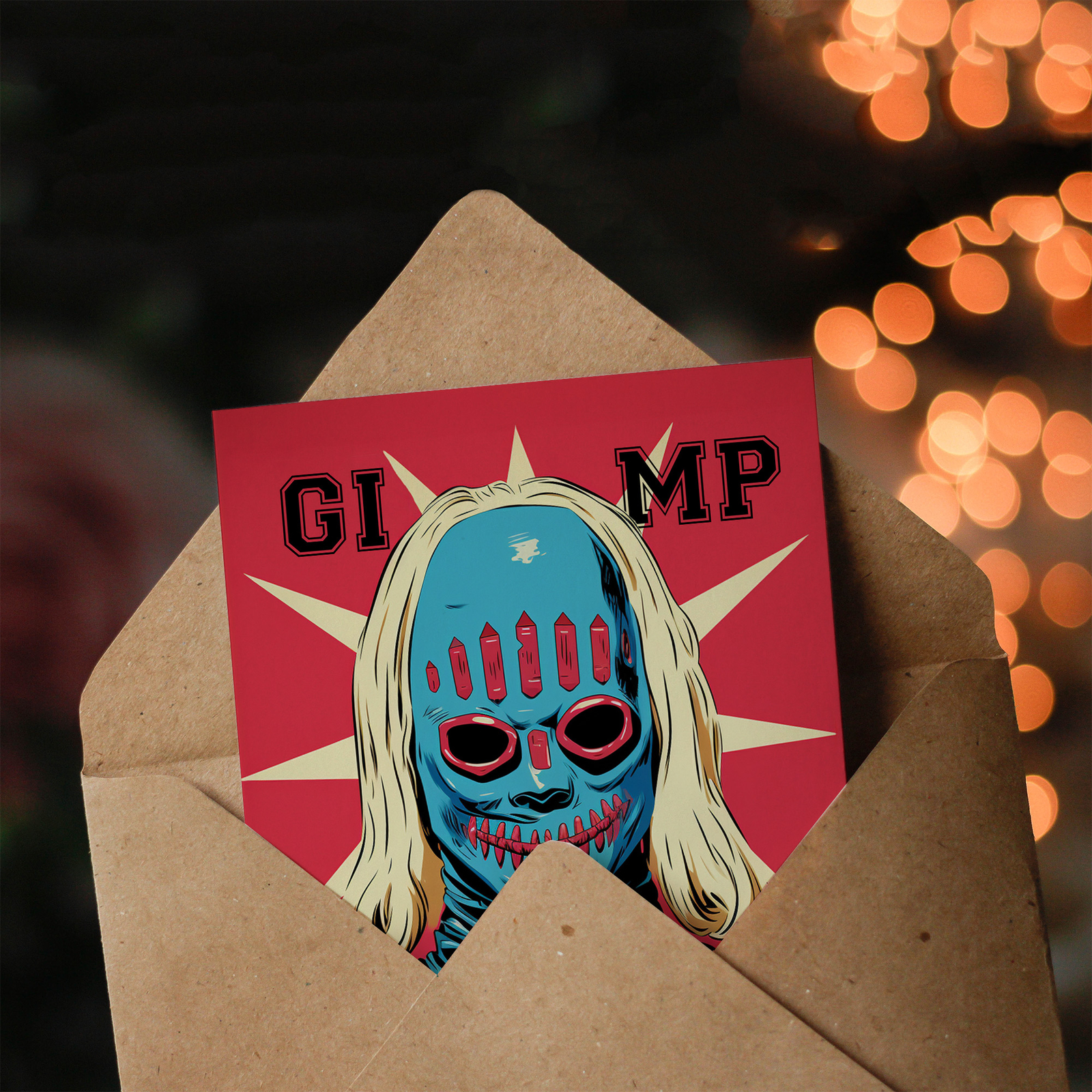 Birthday Greeting Card Funny Leather Weird GIMP Mask For Him Her | eBay ...