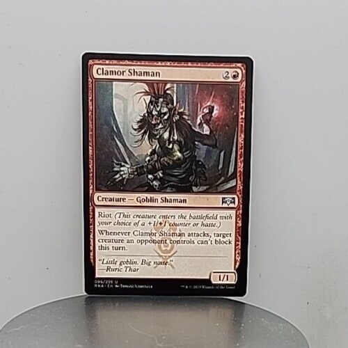 MTG Clamor Shaman Ravnica Allegiance 096/259 Regular Uncommon | eBay