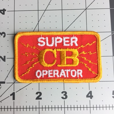 Super CB (Radio) Operator Patch - Used | eBay