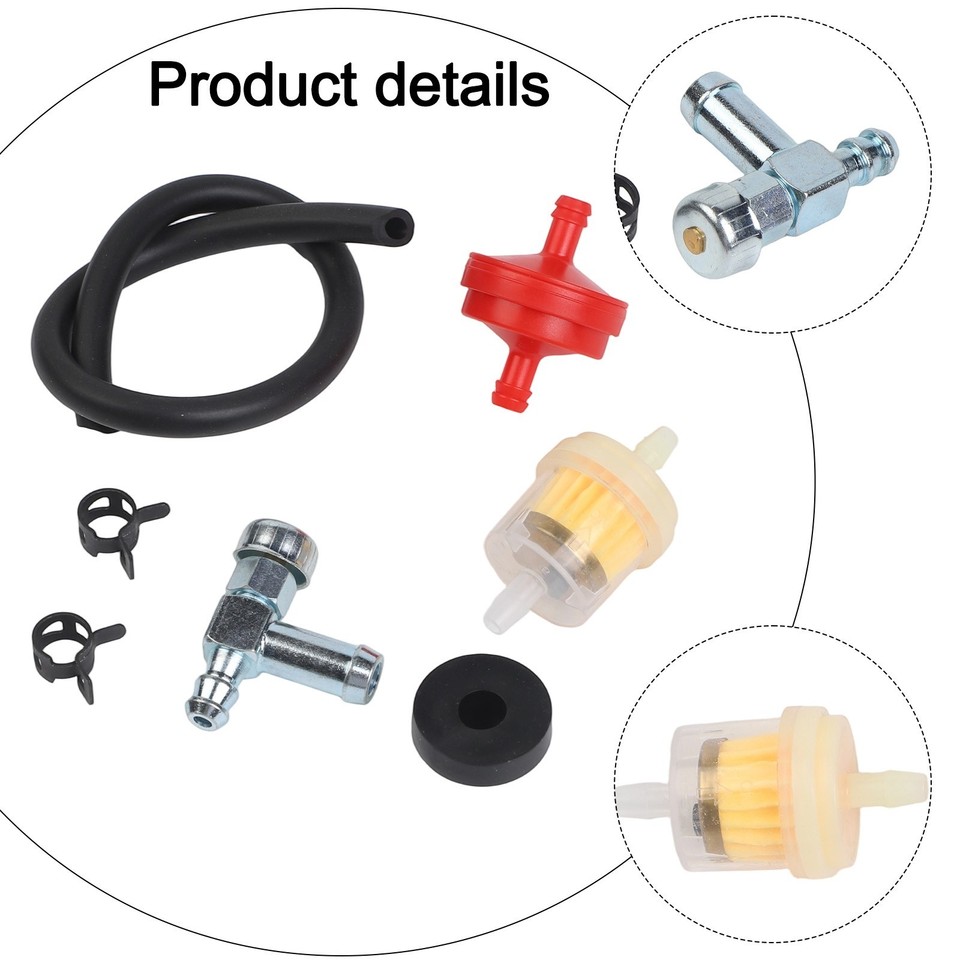 Fuel Tank Replacement Kit with Grommet L Fitting Fuel Line and Clips ...