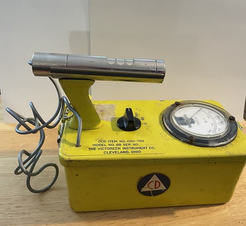Vintage Civil Defense Victoreen CDV-700 Model 6B Geiger Counter ...