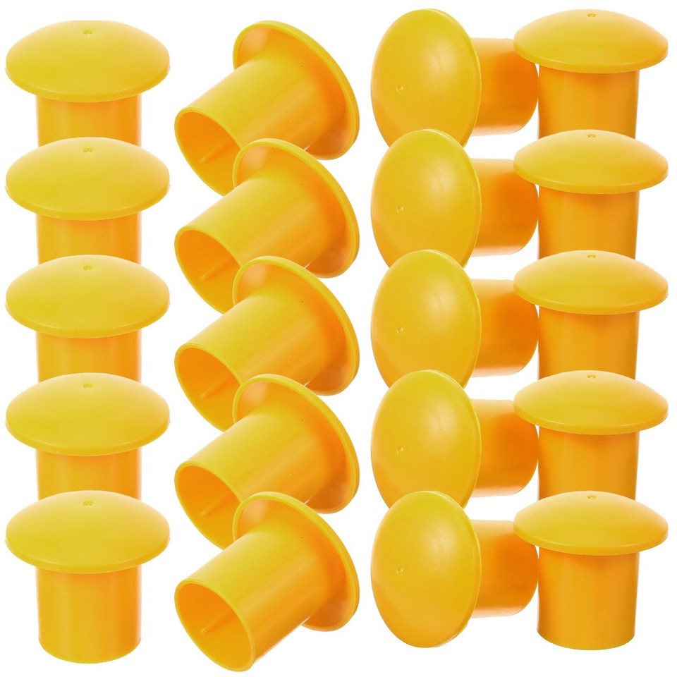 50pcs Mushroom Rebar Caps Rebar Safety Caps Covers Screw on Rebar ...