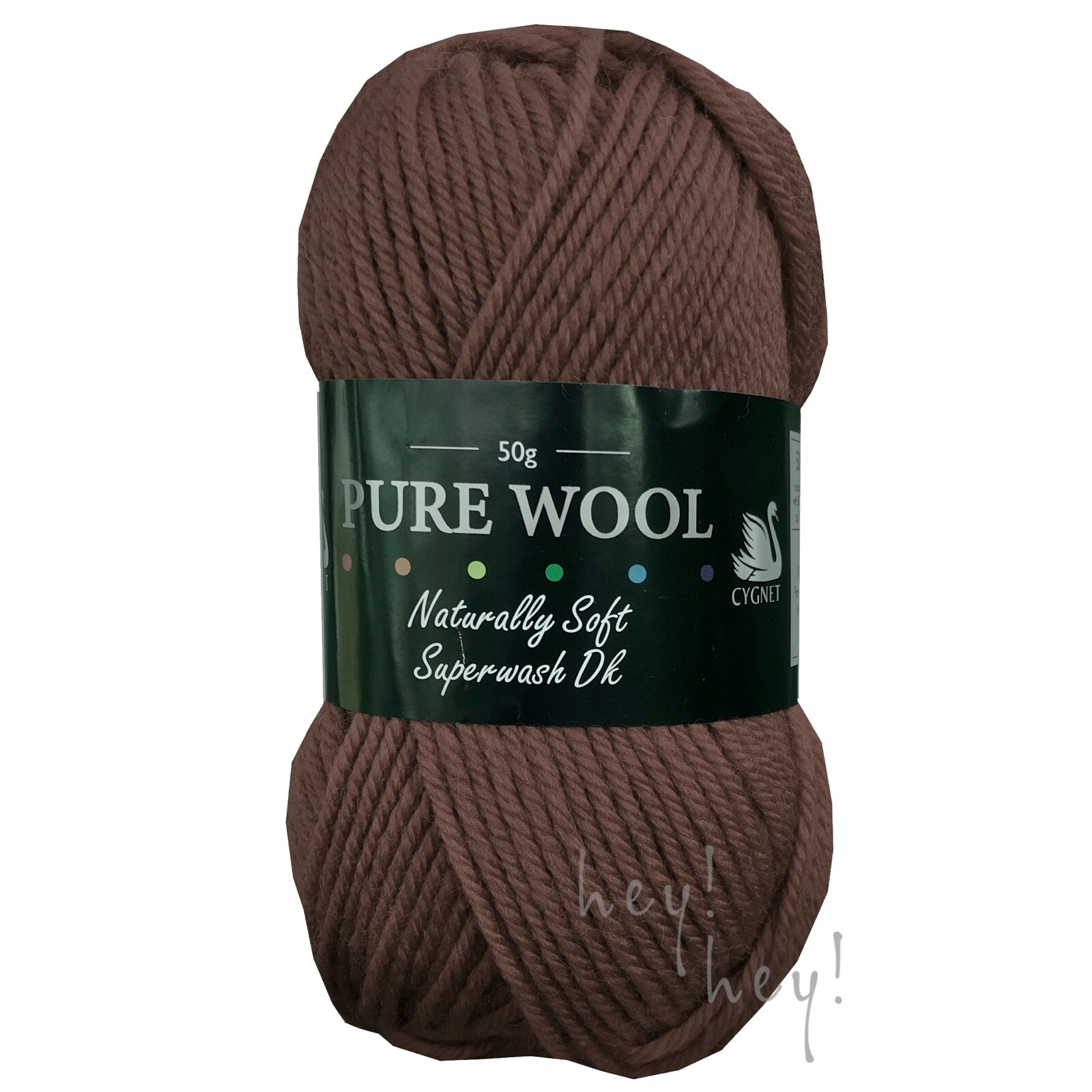 Cygnet Yarns 100% Real Genuine Pure Wool Superwash DK 50g Ball Double ...