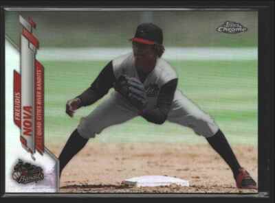 2020 Topps Pro Debut Chrome Refractor Freudis Nova 10/99 Houston Astros ...