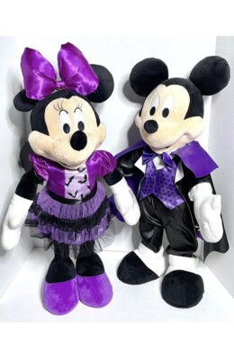 Vampire Tall Standing Mickey & Minnie Mouse Disney 20+” Plush Halloween ...