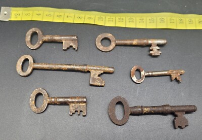 Antique Keys Set of 6 Very Old Antique Keys Lot 17 | eBay