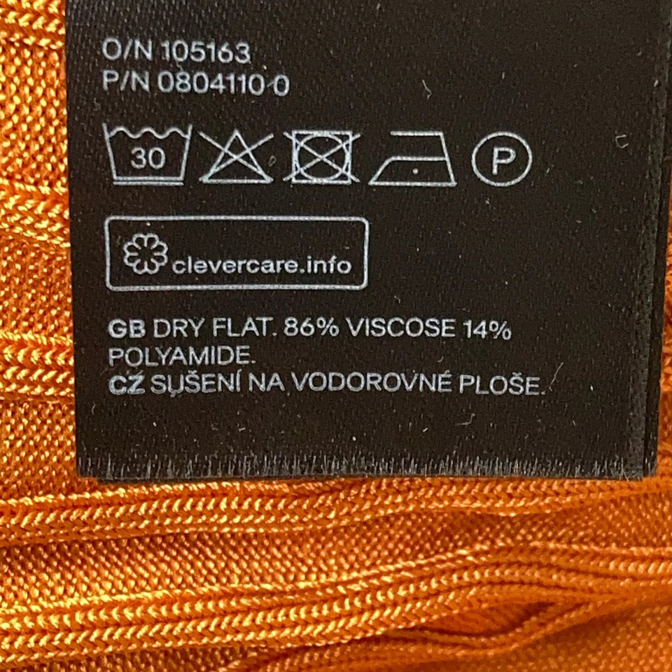 H&M Trend, Kleid, Größe: XS, Orange, Viskose/Polyamid, Einfarbig #b02 ...