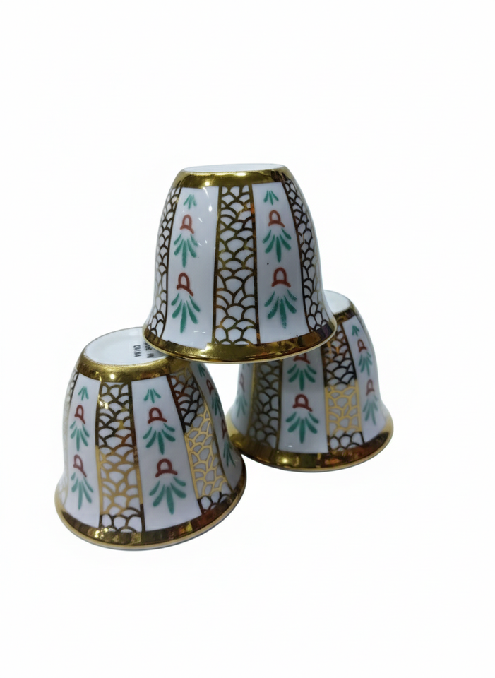 Set of 12 Arabic Coffee Cups | Traditional Dallah Design | Demitasse ...