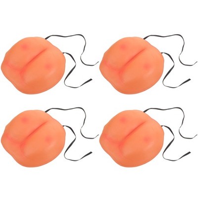 4 Pcs Fake Butt Costume Cosplay Buttock April Fool's Day Prank Prop ...