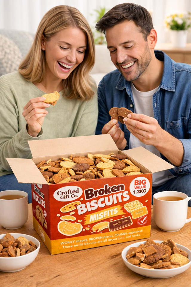 2xBroken Biscuit Assortment Misfits 1.3kg and 100 NY 3in1 White Coffee ...