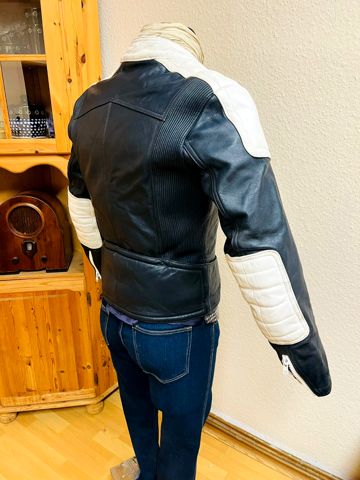 sehr coole orig. 80er Jahre HEIN GERICKE Motorrad-Lederjacke M Bobber ...
