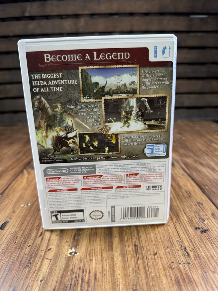 The Legend of Zelda: Twilight Princess (Nintendo Wii, 2006) Complete ...