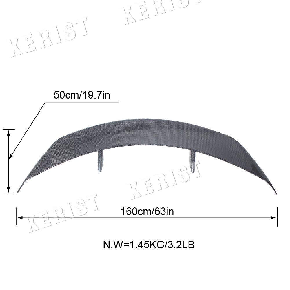 Carbon fiber Trunk Spoiler Rear Wing For Lexus LC500 LC500H 2017-2023 ...