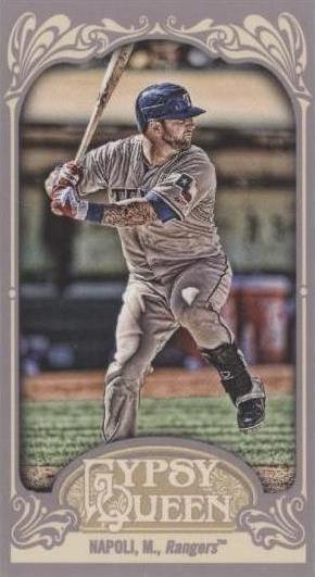 2012 Topps Gypsy Queen - Mike Napoli #76 Mini Batting for sale online ...