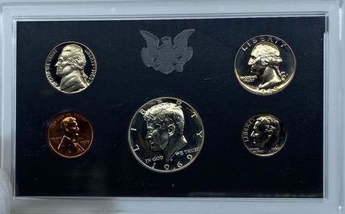 1969 S United States of America Official US Mint PROOF COINS Set ...