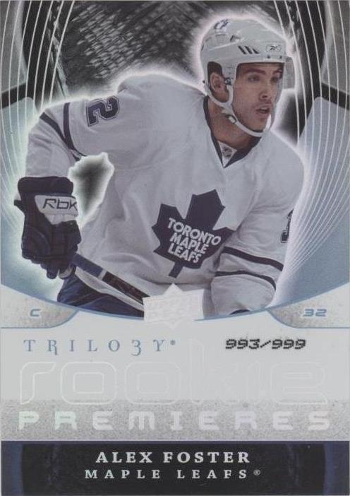 2008-09 Upper Deck Trilogy - Rookie Premieres Alex Foster #104 /999 (RC ...