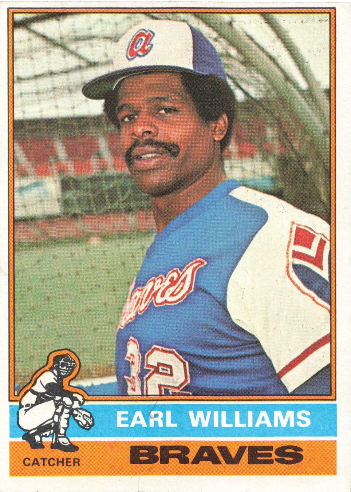 Earl Williams Atlanta Braves 1976 Topps Baseball Card #458 | eBay