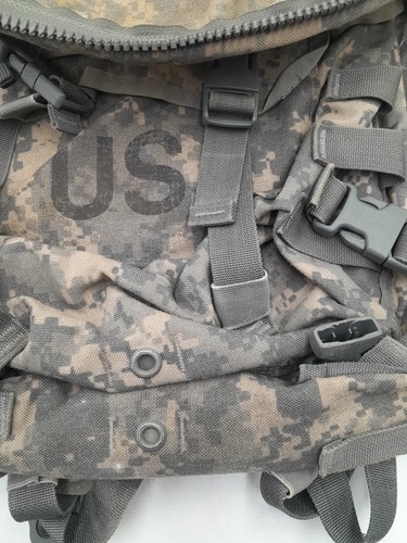 USGI MILITARY MOLLE II PATROL ASSAULT PACK W/ STIFFENER 3 DAY BACKPACK ...