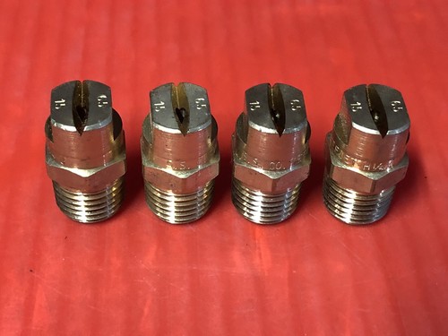 Lot of 4. Spraying Systems Co. VEEJET H1/4U Brass Spray Nozzles (NOS ...