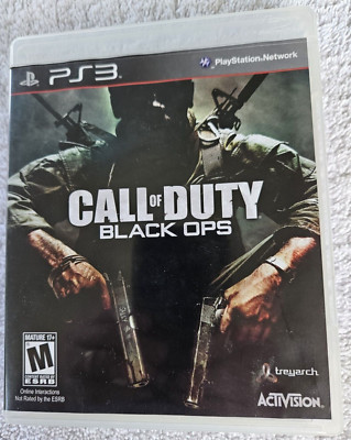 Call of Duty Black Ops Playstation 3 PS3 Video Game with Manual ...