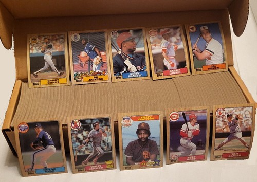 1987 Topps Baseball Complete Set. Many HOF'ers & Rookies RC | eBay