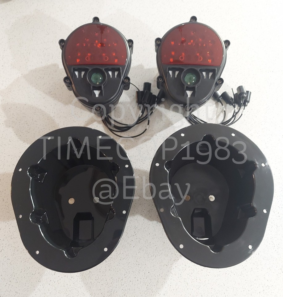 HUMVEE TAIL LIGHT KIT Black Complete Kit HMMWV AM General M998 M1097 ...
