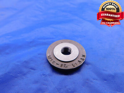 1/16 27 ANPT L1 PIPE THREAD RING GAGE .0625 AERONAUTICAL TAPER A & N ...