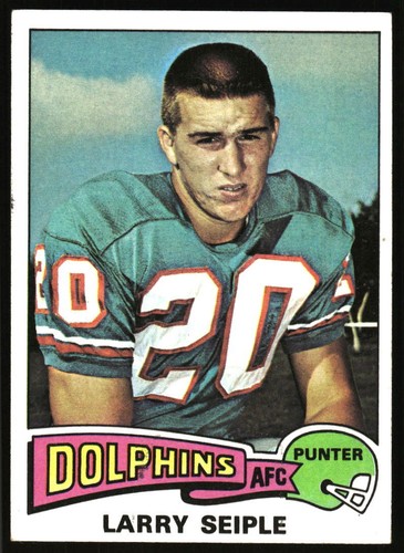 1975 Topps Larry Seiple #22 Miami Dolphins L7 | eBay