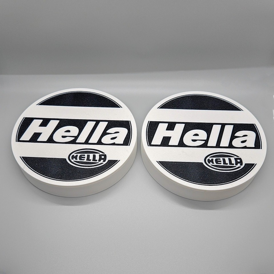 BMW E30 Hella Style High Beam Headlight Covers | White Rally Caps | E28 ...