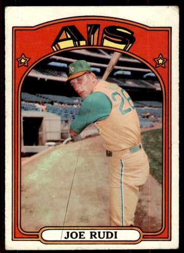 1972 Topps. Joe Rudi . Oakland Athletics #209 | eBay