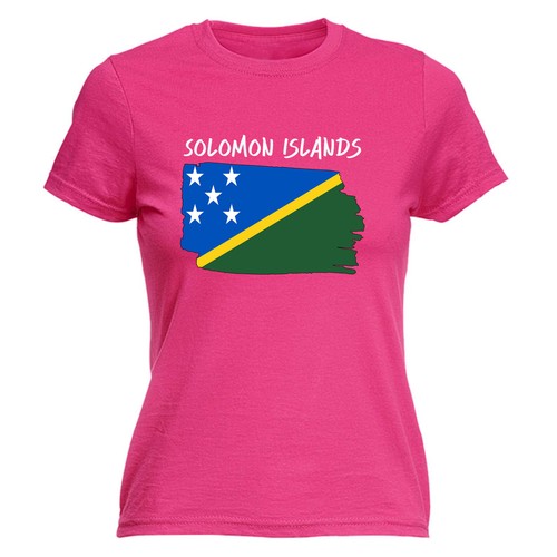 Solomon Islands Country Flag Nationality - Womens T-Shirt Tshirt T ...
