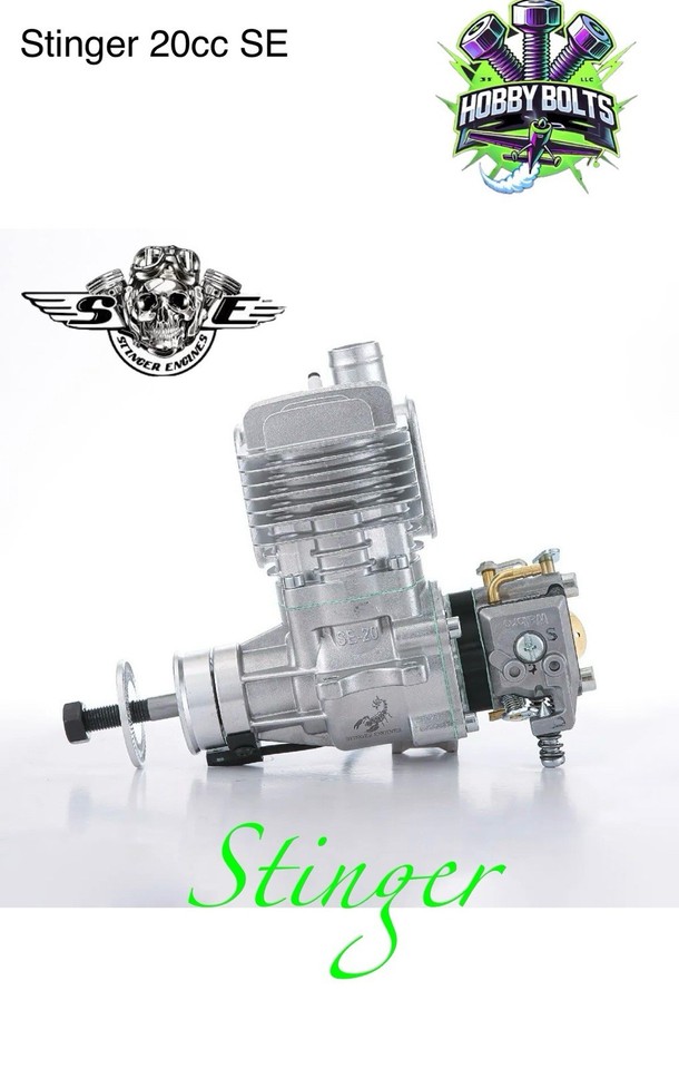 Stinger 20cc SE model RC plane 2Stroke Gas Engine With Exhaust. RCGF ...