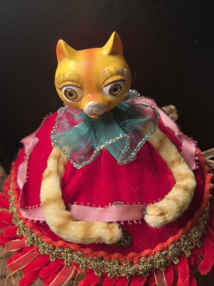 Katherine's Collection Fat Cat Christmas Ballerina Doll Dancing Kitty ...