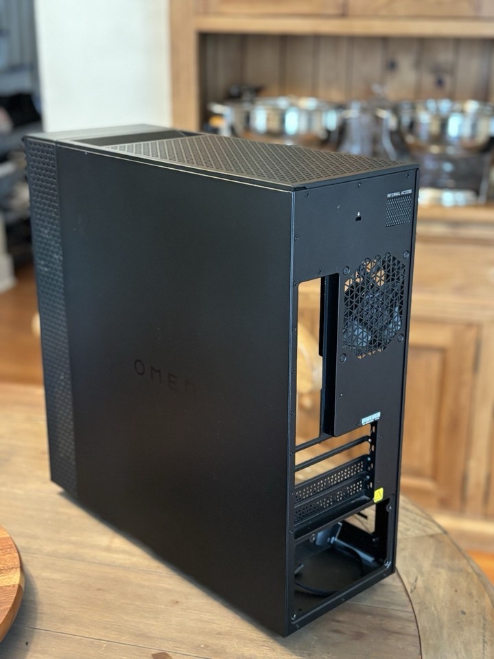 OMEN 30L ATX Mid Tower Black Tempered Glass Side Panel Computer Case | eBay