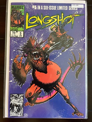Longshot 5 High Grade 9.6 Marvel Comic Book D71-140 | eBay