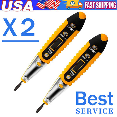 Voltage Electric Tester Volt Detector Test Pen AC DC Non-Contact Sensor ...