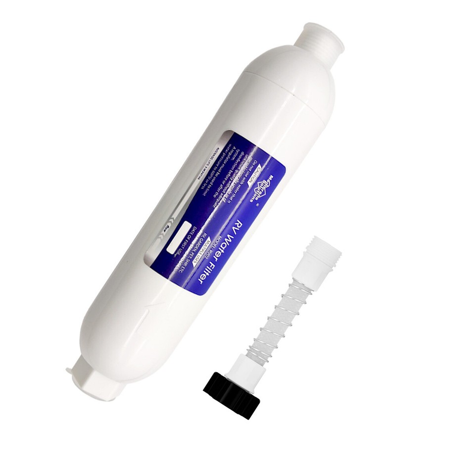 Inline RV Water Filter KDF&GAC,1-15Pack F Camping,Drinking,Car Washing ...