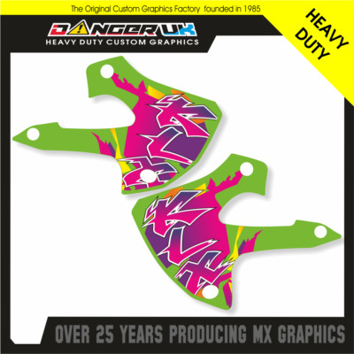 KLX 300 1996 - 2012 MOTOCROSS RAD SCOOP GRAPHICS DECALS RETRO 94 | eBay
