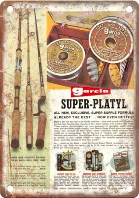 Vintage Garcia Fishing Advertisment Reproduction Metal Sign FF28 | eBay