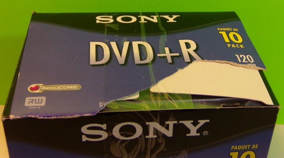 Sony DVD R 10 Pack 120 Min 4 7GB 10DPR47L3 | eBay