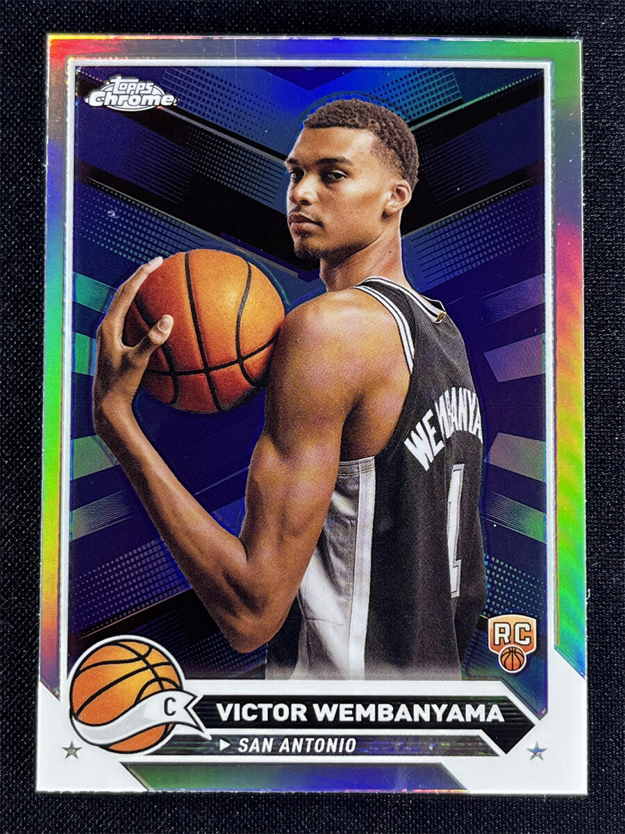 2023-24 Topps Chrome Victor Wembanyama #1 Silver Refractor Rookie RC ...