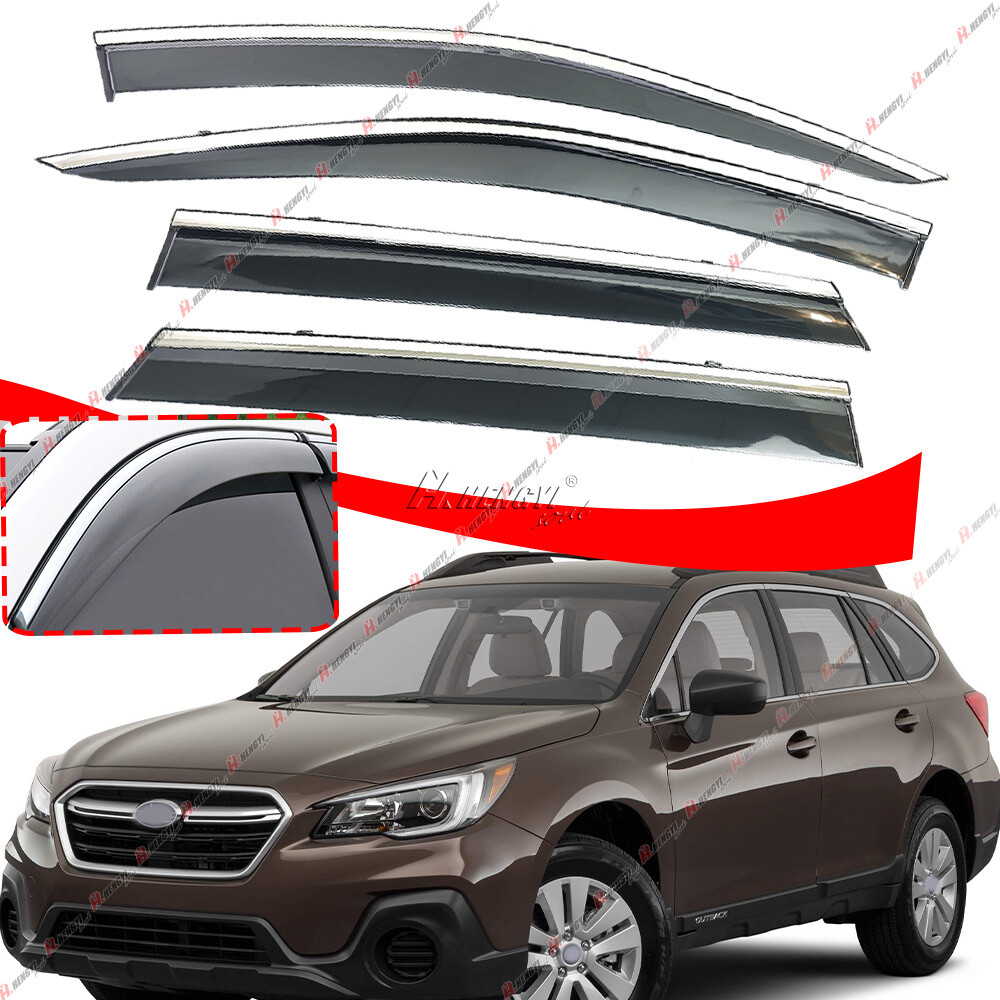 For Subaru Outback 2015-2019 Window Vent Visors Rain Sun Wind Guard ...