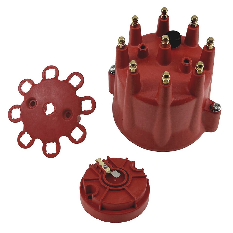 Ignition Distributor Cap & Rotor Kit for Chevy Marine V8 HEI Tower ...