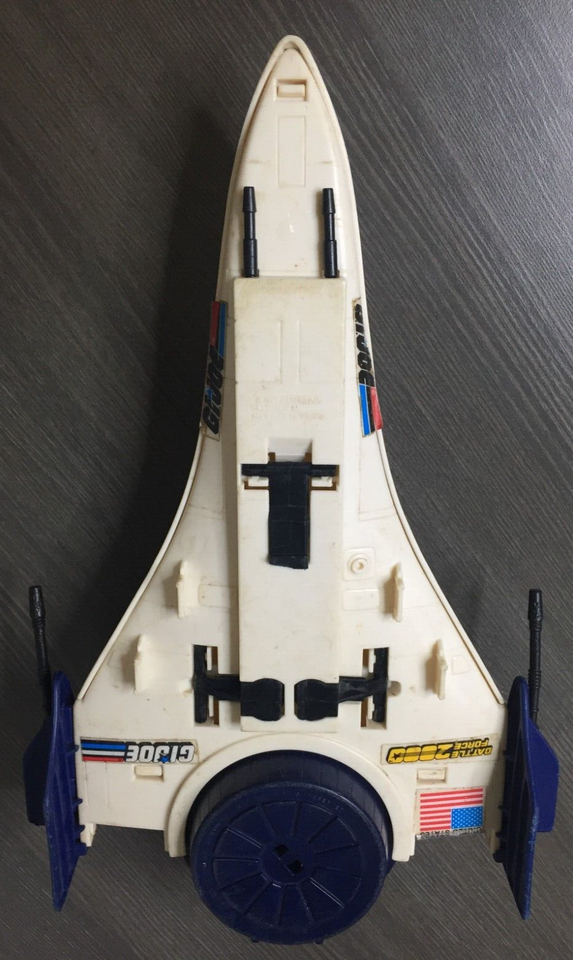 1987 GI JOE VECTOR JET Hasbro Incomplete Vehicle Parts Battle Force ...