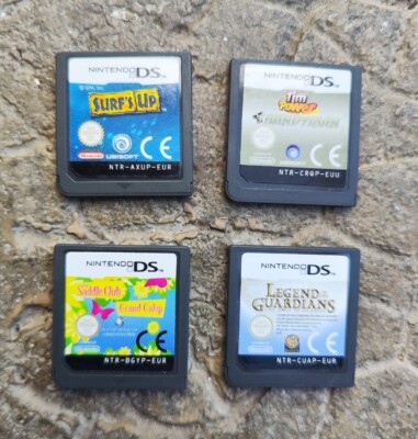 Lot 4 Jeux Nintendo DS Tim Power Legend Guardians Surf UP Grand Galop ...